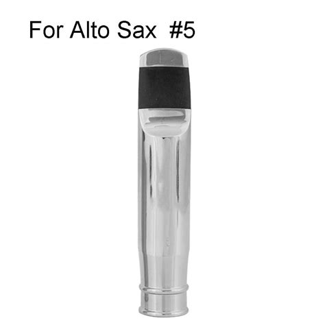 Afqh Saxophone Metal Mouthpiece With Reed Clip For Tenor Soprano Alto