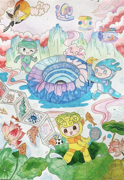 长兴县洪桥逸夫中学展播学生暑期“13”活动作品