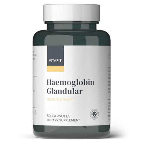 Vitafit Haemoglobin Glandular 50 Caps Nz