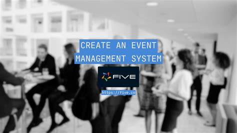 Create An Event Management System