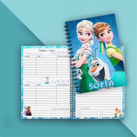Agenda Escolar Frozen Crear Y Emprender