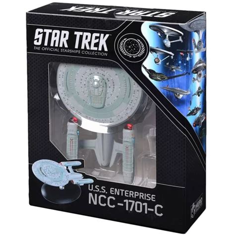 STAR TREK USS Enterprise NCC 1701 C Model Eaglemoss Hero Collection W