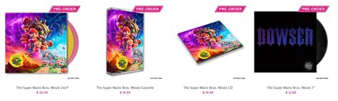 Wario On Twitter The Super Mario Bros Movie Soundtrack Up For