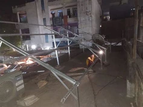 Galvanized Iron Module Mounting Structure At ₹ 3 80 Watt In Patna Id 25584992012