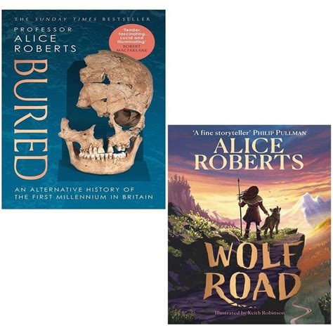 Alice Roberts Collection 2 Books Set Buried Millennium In Britain Wolf