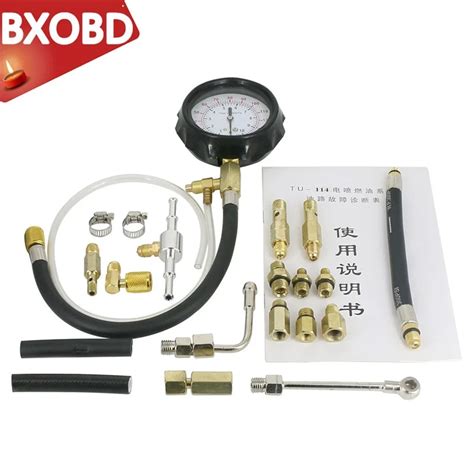 TU Fuel Injector Tester Pressure Gauge TU Gasoline Gauge Test