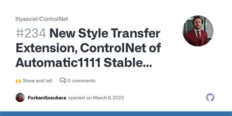 New Style Transfer Extension Controlnet Of Automatic Stable