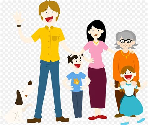 卡通人物家族png图片素材下载图片编号ybazojgl 免抠素材网