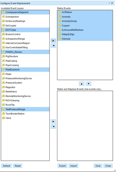 Configuring Event Replacement—event Editor For Pipeline Referencing Arcgis Enterprise