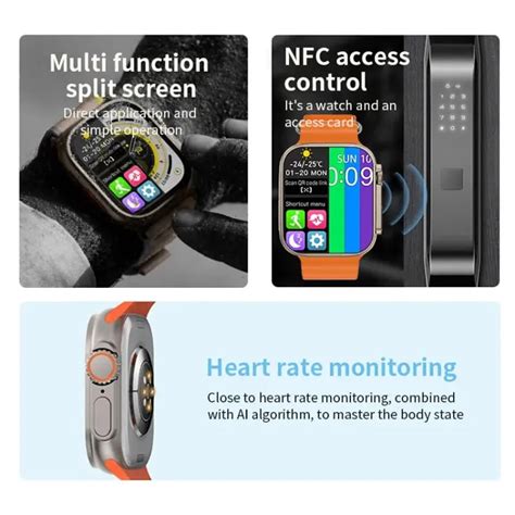 S9 Ultra Smart Watch Sleek Design Smart Features All Day Use