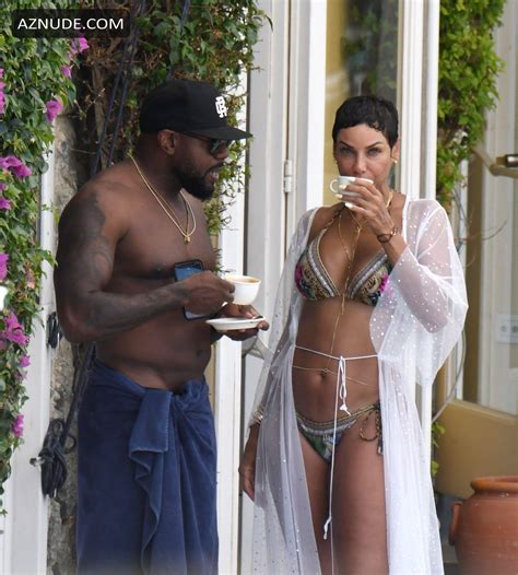 Antoine Fuqua And Girlfriend Nicole Murphy Enjoy A Dip In The Pool At