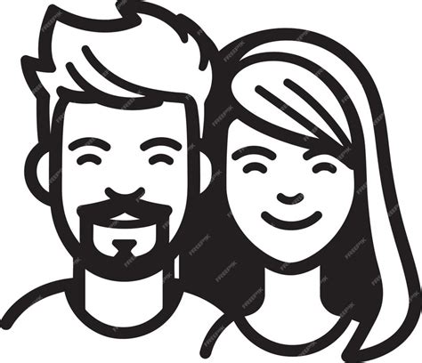 Designing Connection Couple Vector Insights Premium Ai Generated Vector