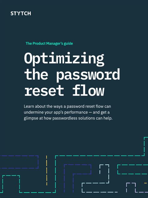 The Pms Guide To Optimizing The Password Reset Flow Pdf