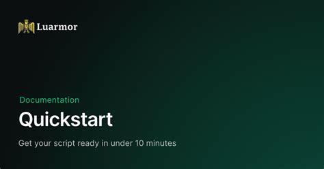 Quickstart - Documentation