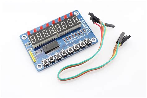 Tm1638 8 Digit Digitron Display With Button [tm1638 8d] Us 4 20