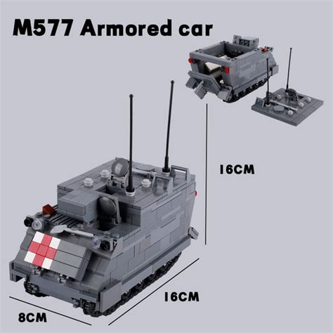 Us Army M577 A2 Emergency Medical Treatment Vehicle Emtv — Brick Block Army