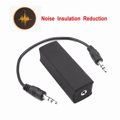 Anti Interference Ground Loop Noise Insulation Isolator Mm AUX Filter Radio Audio Isolate For