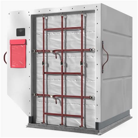 Air Cargo Uld Container Ld 2 White 3d Model 39 3ds Blend C4d Fbx