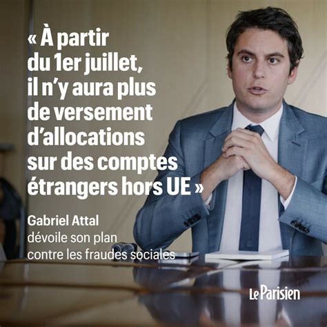 Le Parisien on Twitter Gabriel Attal dévoile son plan contre les