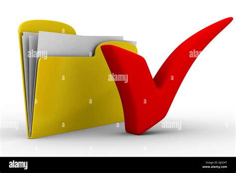yellow computer folder on white background isolated 3d image stock