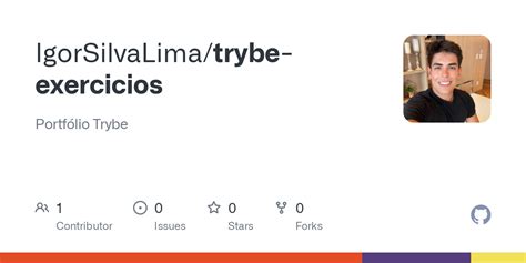 Github Igorsilvalima Trybe Exercicios Portf Lio Trybe
