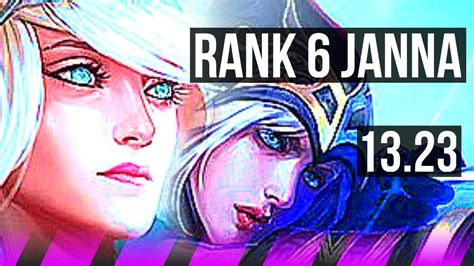 Janna And Jinx Vs Ashe And Varus Sup 206 Rank 6 Janna Kr