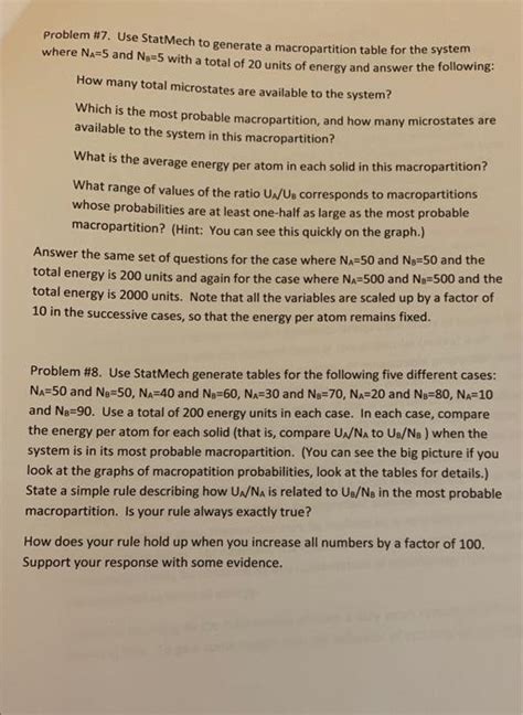 Solved Microstates That Correspond To The Same Macrostate Is