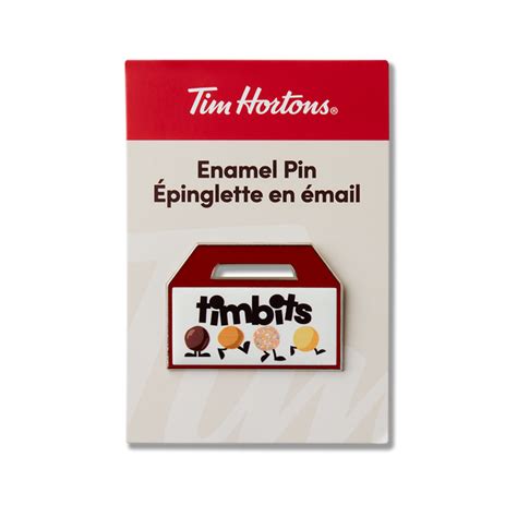 Tim Hortons Enamel Pin Timbits® Box Timshop