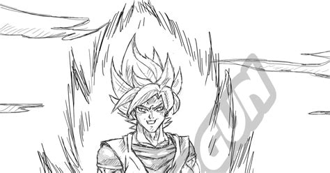 ドラゴンボール Db Son Goku Supersaiyan Scketch Valtorgunのイラスト Pixiv