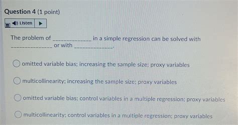 Solved Question Points Listen Determine If The Chegg
