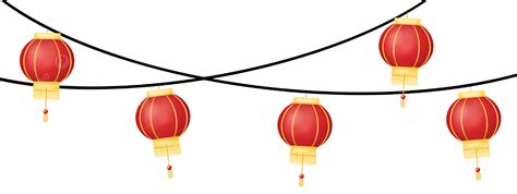 中國紅燈籠節日裝飾 中國燈籠紅 灯笼 新年素材圖案PSD和PNG圖片免費下載