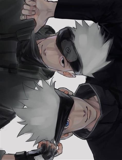 天パ丸 on Twitter Anime crossover Anime naruto Kakashi