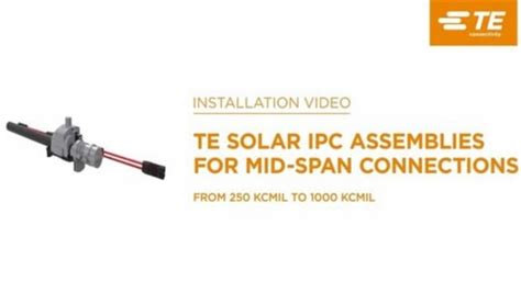 Solar Ipc Assemblies Iec Te Connectivity