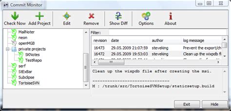 CommitMonitor Stefans Tools