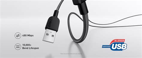 Amazon Com Anker Cable Pack Ft Right Angle Usb A To Usb C Braided Cable Durable