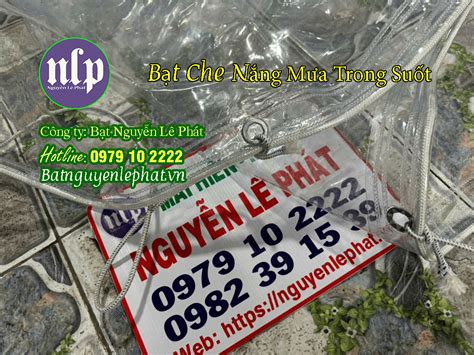 Báo Giá Bạt Trong Suốt Che Nắng Mưa Ngoài Trời Tại Tphcm Bạt Nguyễn