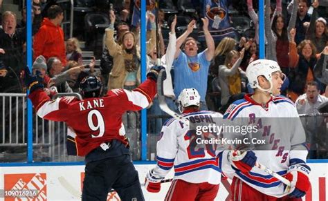 Evander Kane Of The Atlanta Thrashers Reacts After Scoring His First News Photo Getty Images