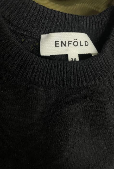Enfold 엔폴드 실크 레이어드 니트 스웨터 후루츠패밀리