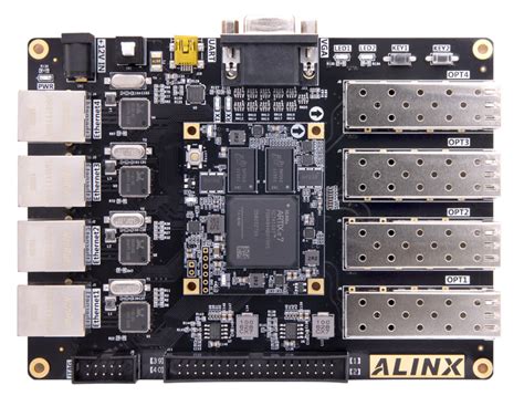 Xilinx Artix 7 Fpga Development Board Sfp Xc7a100t Alinx