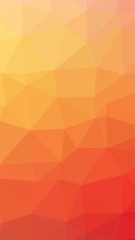 Red And Yellow Polygon Pattern Iphone Wallpapers Free Download