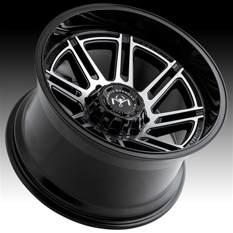 Motiv Offroad 425MB Millenium Machined Gloss Black Custom Wheels Rims