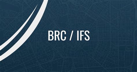 Certificazione BRS IFS