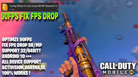 FPS FIX FPS DROP CONFIG IN COD MOBILE CODM CONFIG SEASON YouTube