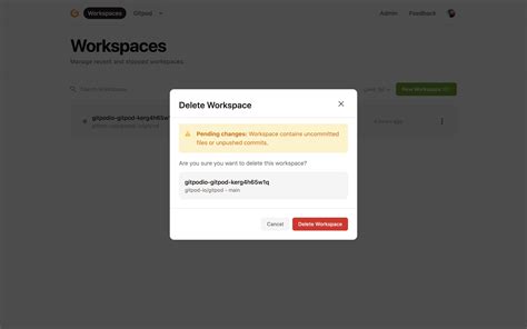 Include A Warning Alert In The Confirmation Modal When Deleting A
