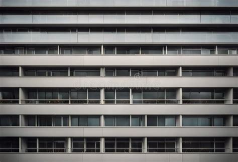 Building Windows Morden Scene Office Glasses Window Business People Interior Modern Wall