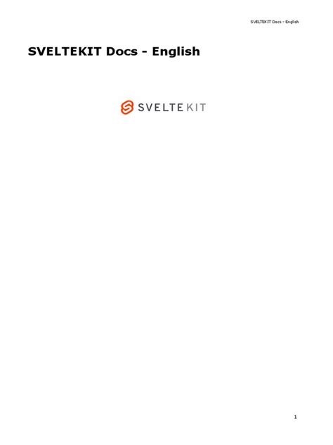 Navigating Sveltekit An Introduction To Framework Concepts And Project