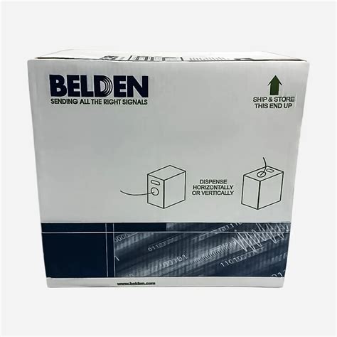 Belden Cat6 Plenum 2413 Solid Copper 1000ft Usa Made Ethernet Cable