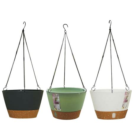 걸이식 화분 식물 행거 바구니 발코니 장식 배수 구멍 있음 Aliexpress