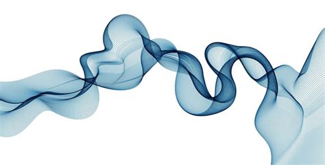 premium vector flowing particles wave dynamic sound motion curve
