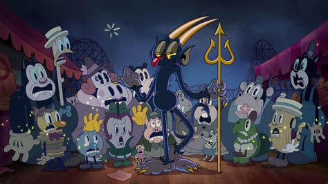 The Cuphead Show Cat With Monocle